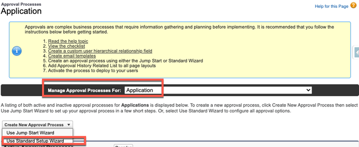 Step-by-Step Instructions for Creating Your Manual Approval Process